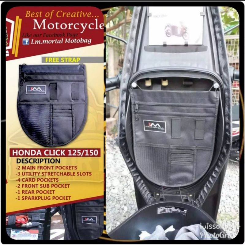 HONDA CLICK 125/150 UNDERSEAT ORGANIZER | Shopee Philippines