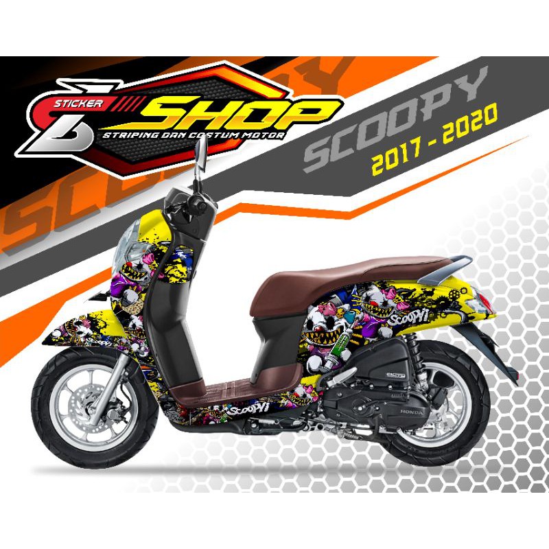 Honda Scoopy full body decal sticker | Shopee Philippines