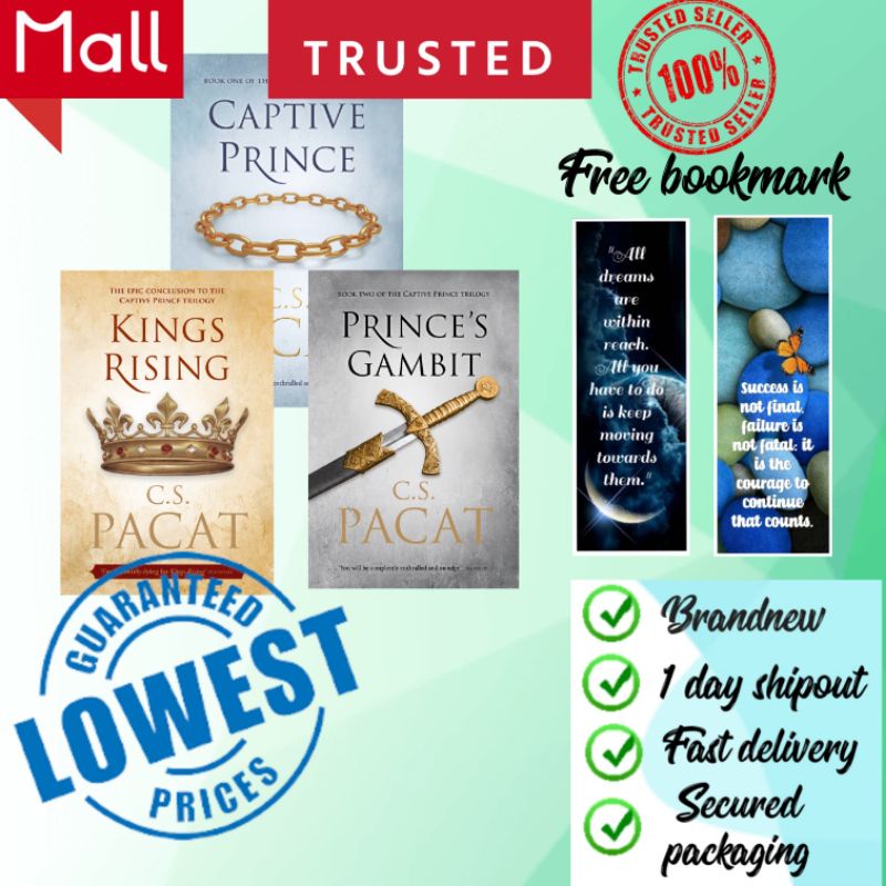 Captive Prince, Prince's Gambit, Kings rising by C. S. PACAT | Shopee ... Captive Prince, Prince's Gambit, Kings rising by C. S. PACAT | Shopee ...