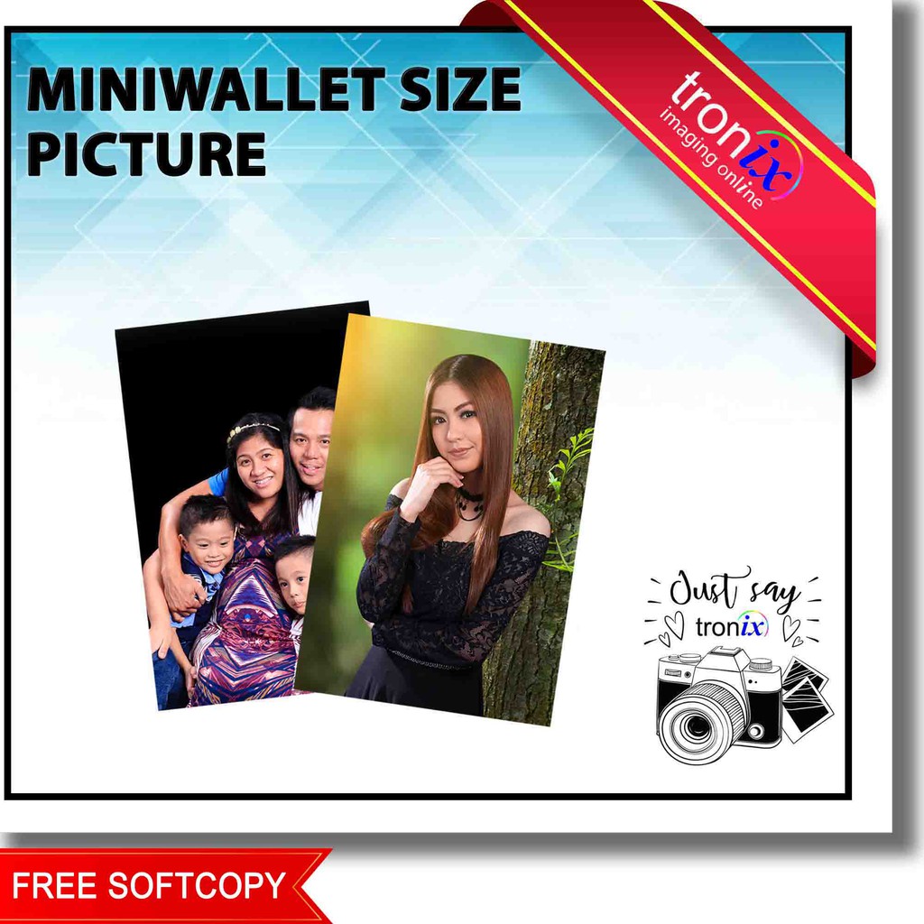 Tronix Imaging Mini Wallet Size Picture, Eight (8) Pieces 1.5 X 2 ...