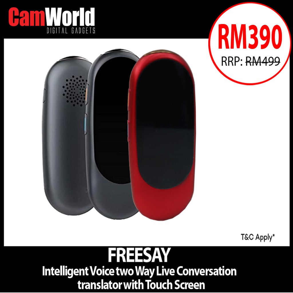 Freesay Intelligent Voice Way live Conversation Translator With Touch ...