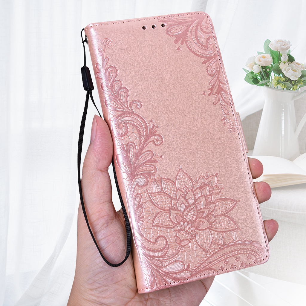 Lace Leather Flip Case For Samsung Galaxy A07 A17 A56 a36 A06 A26 A16 A15 A05 A05s A25 A35 A55 ...