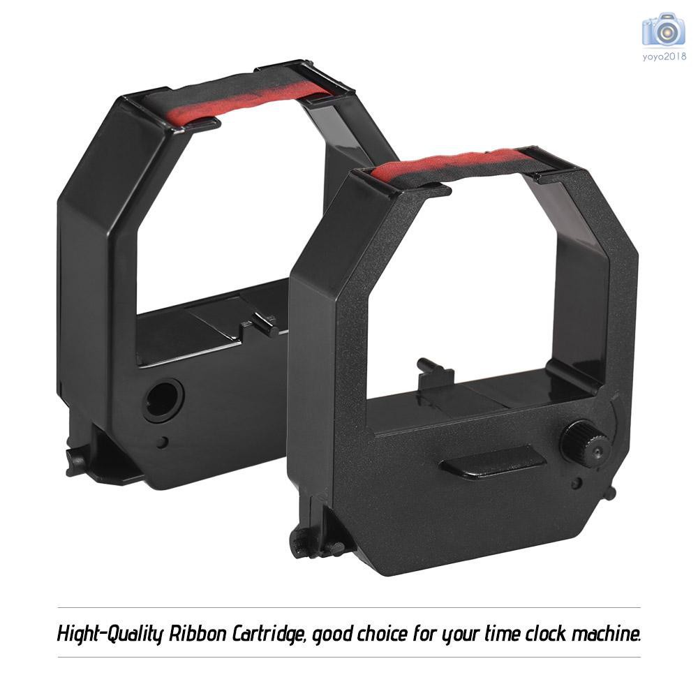 【XMT】Currency Time Clock Ribbon Cartridge Red Black Colors for Office ...