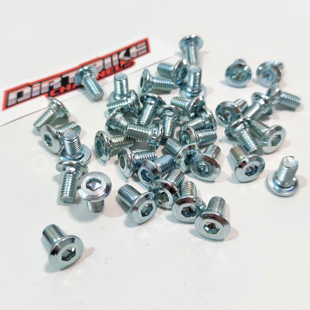 Klx DTRACKER 150 Chrome Stainless Disc Bolts | Shopee Philippines