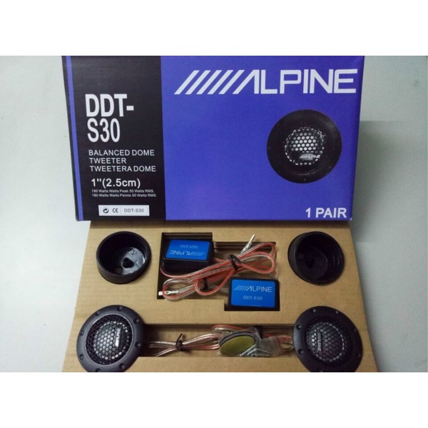 DDT-S30 ALPINE TWEETER (SEPASANG / 1 PAIR ) | Shopee Philippines