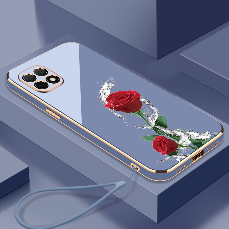 Casing Rose flower Huawei nova y70 nova y70 plus nova y90 Phone Case ...