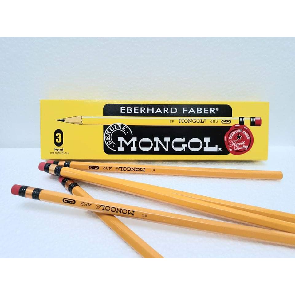 MONGOL PENCIL PER BOX (1, 2, 3, 2-XL) | Shopee Philippines