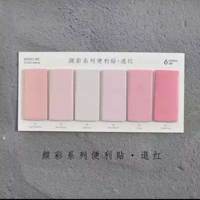 Rectangular Ombre Gradient Sticky Notes | Shopee Philippines