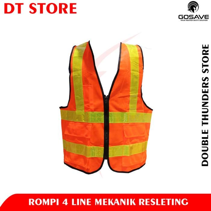 Vest | Gosave Mechanical Safety Vest Polyester 4-Line | Shopee Philippines