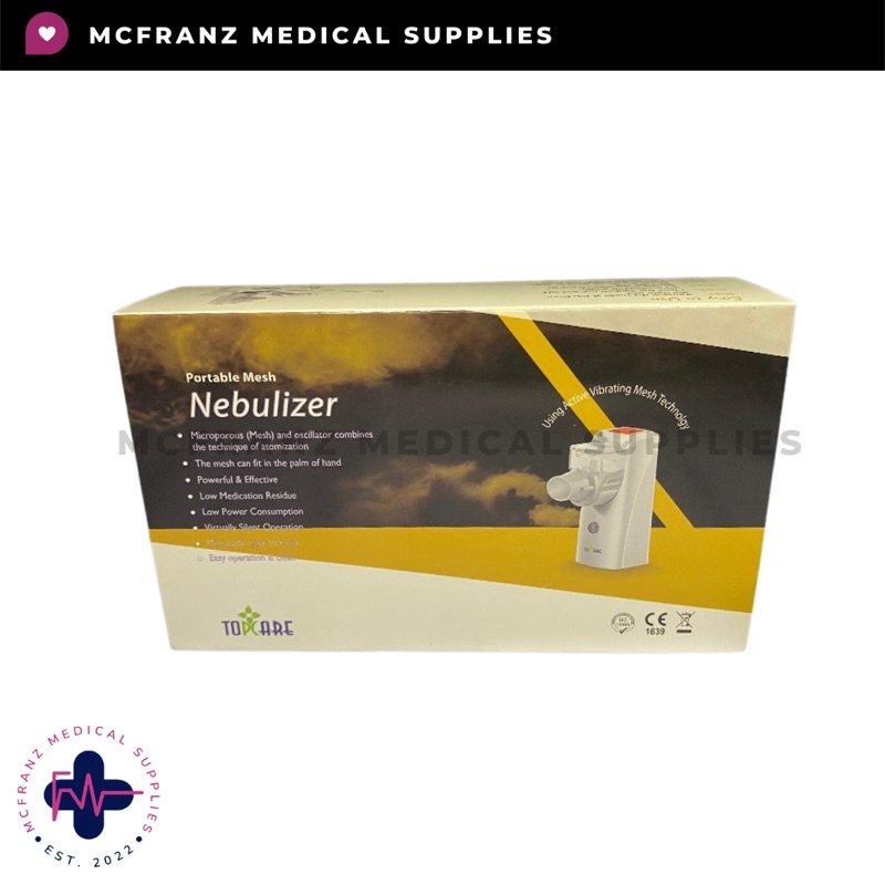 Topcare Portable Mesh Nebulizer (Easy to Carry) | Shopee Philippines