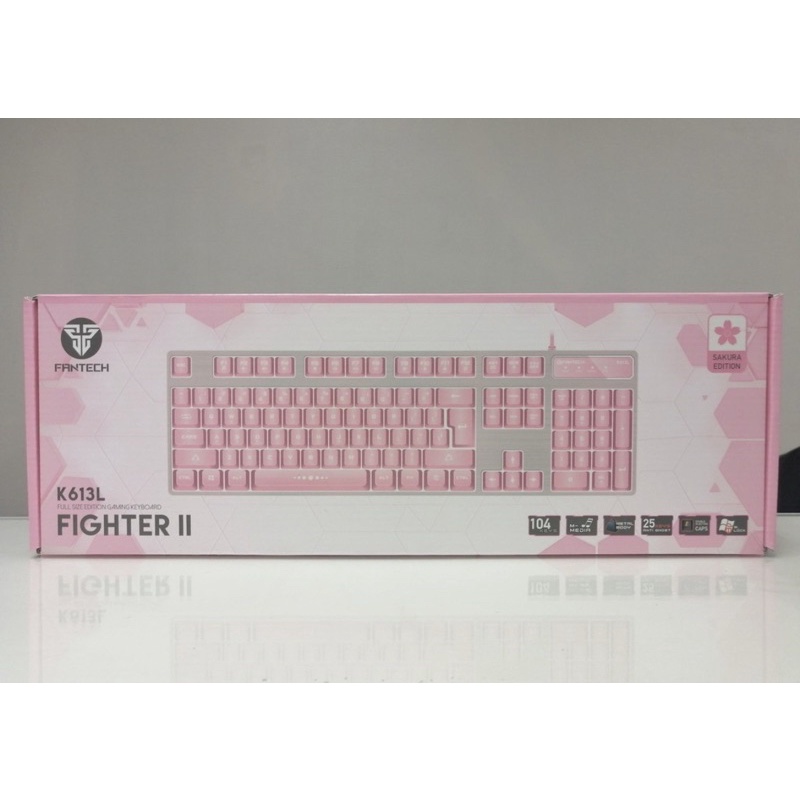 K613L full size fantech gaming keyboard sakura edition | Shopee Philippines