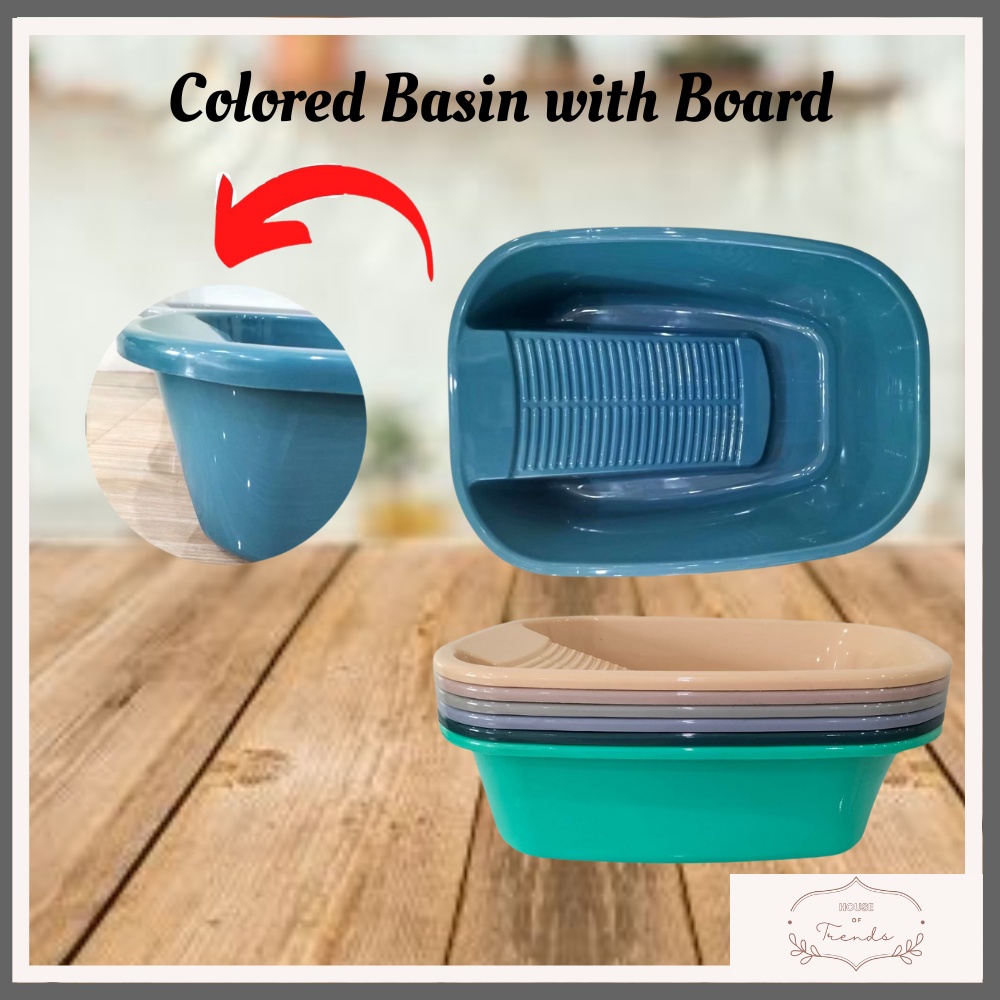 Washboard Basin for Hand Wash Clothes Laundry Tub Basin (LARGE ...
