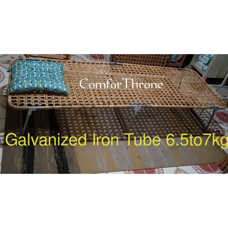 Folding Bed Rattan with FREE doormat | Shopee Philippines