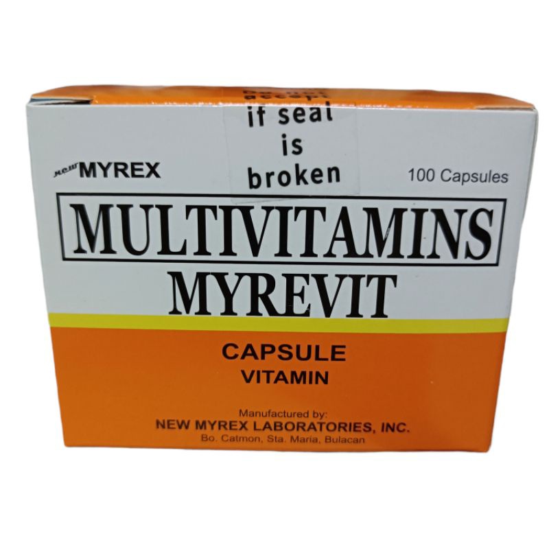 Multivitamins Myrevit / Skyvit / Multilem / MultiLive / Multivit Plus 100capsules | Shopee ...