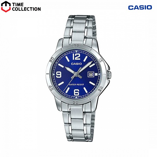 Casio LTP-V004D-2B Analog Stainless Steel Strap Watch For Women ...