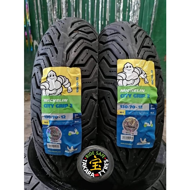 MICHELIN TIRE City Grip 2 Tubeless 12",13", 14" by TAKARA (FREE TIRES ...