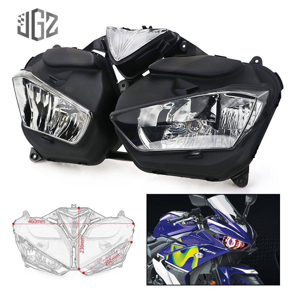 R15 V3 HEADLAMP Motorcycle Head Light Front Lamp LED Spot Light Outdoor ...