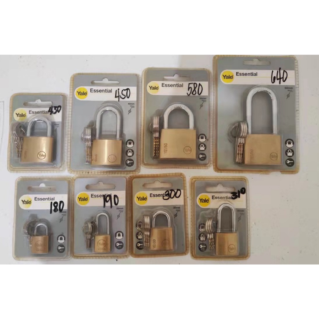 YALE essential series padlock (20mm/30mm/40mm/50mm) | Shopee Philippines