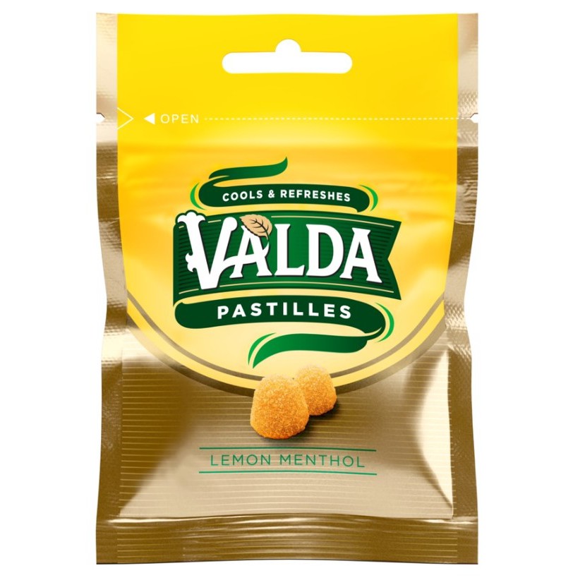Valda Pastilles Lemon Menthol 20g | Shopee Philippines
