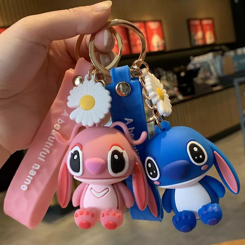 STITCH KEYCHAIN FOR STITCH LOVERS BLUE AND PINK | Shopee Philippines