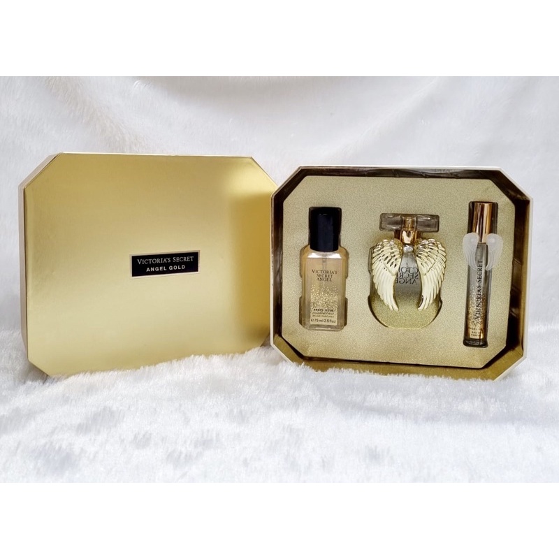 angel gold victoria secret perfume set perfume for women 75ml..+50ml ...