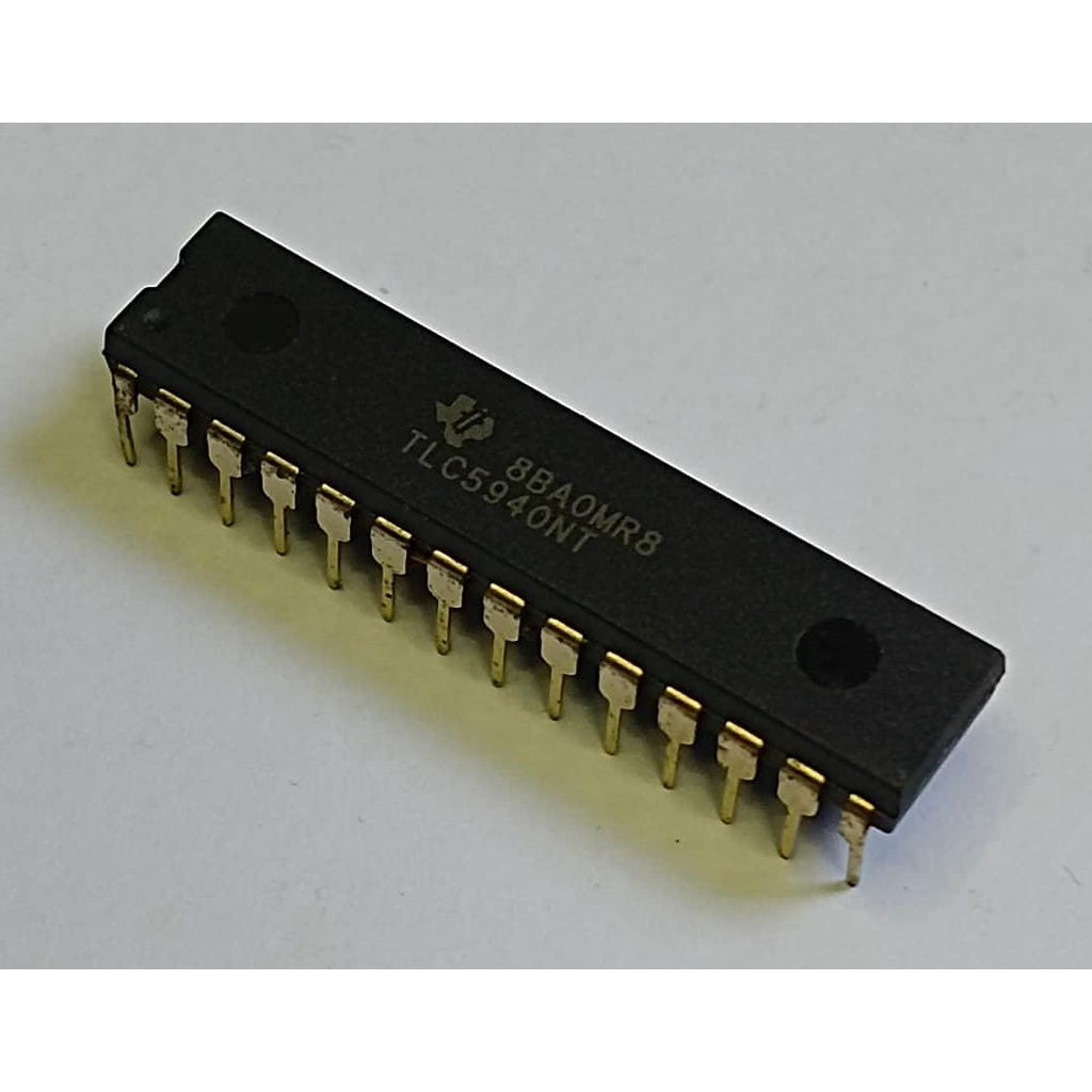 TLC5940NT TLC5940 DIP-28 16 CHANNEL LED DRIVER WITH DOT CORRECTION ...