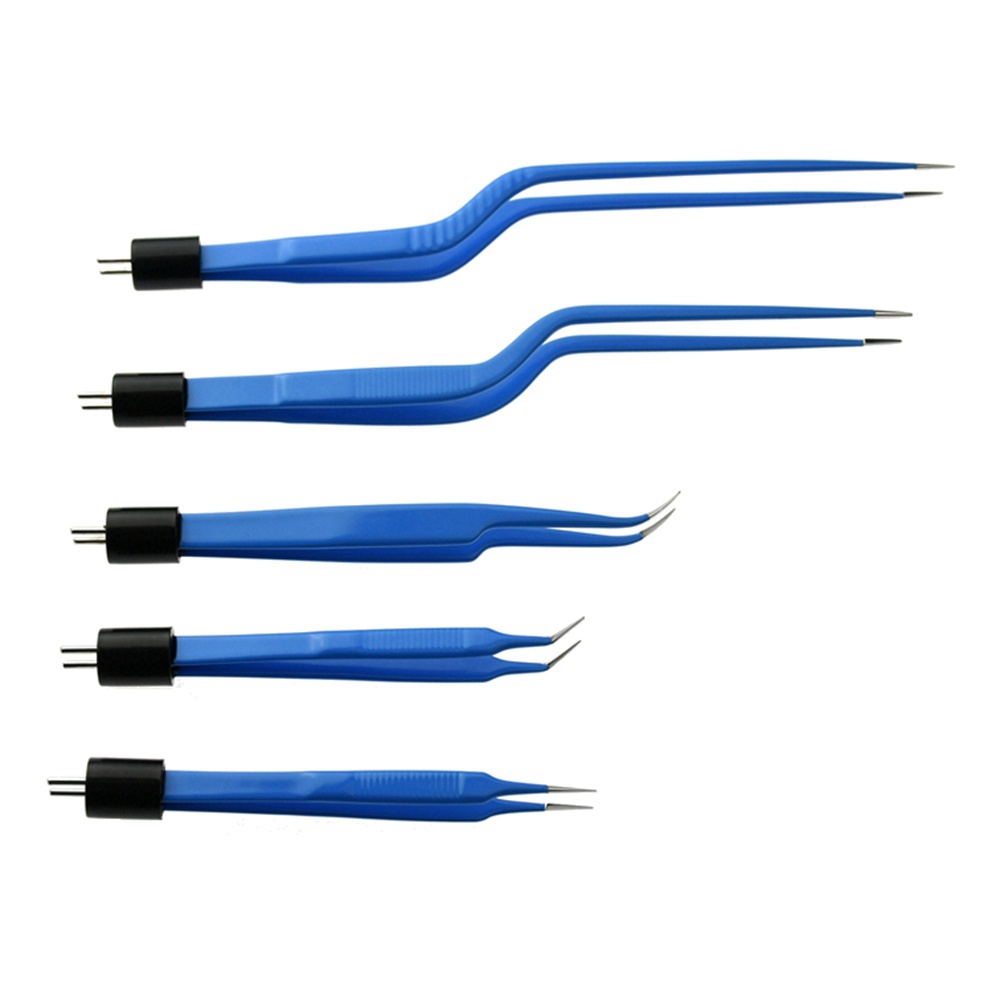 1 Pcs Disposable Bipolar Tweezers, Stainless Steel Bipolar Forceps ...