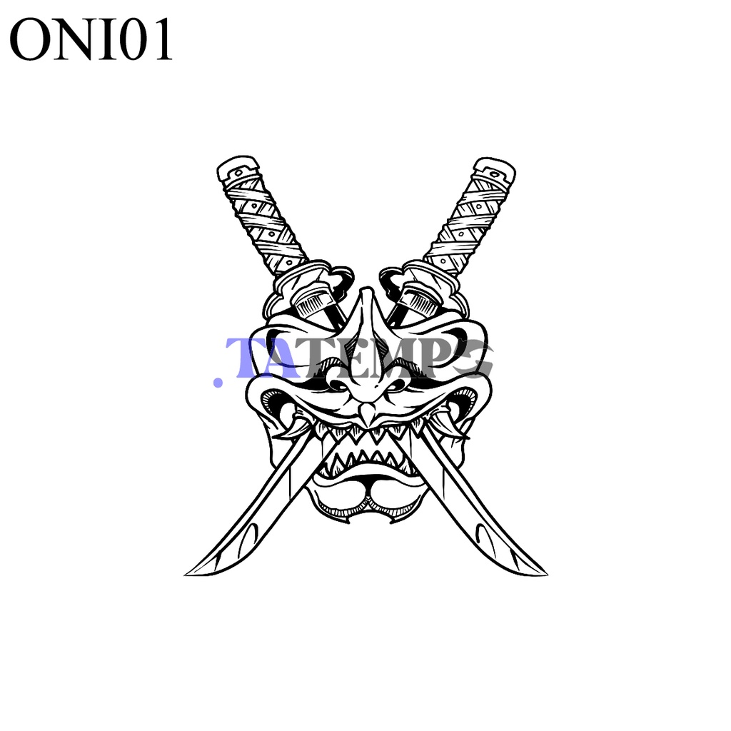 Tatempo temporary tattoos - ONI/HAN | Shopee Philippines