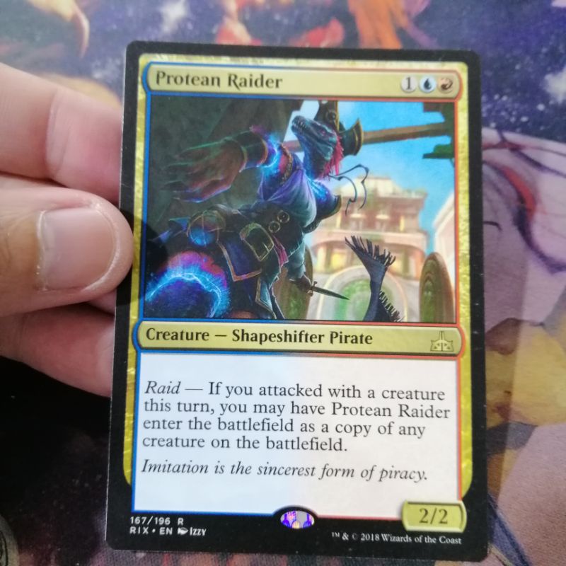 1 Protean raider RIX rivals of ixalan MTG card magic commander EDH ...