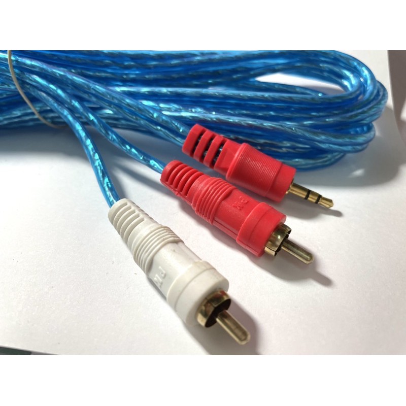 Stereo Cable To AV White Red 3 Meters Long (Assorted Colors) | Shopee ...