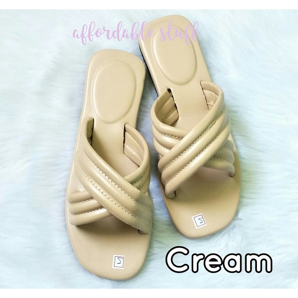 MARIKINA FLATS / SANDALS ( EKIS X DESIGN ) | Shopee Philippines