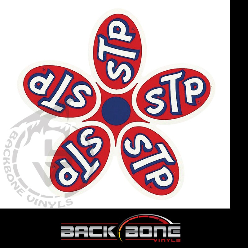 STP STICKER STP BUNGA PRINT LIMITED VINTAGE MOTORCYCLE STICKER | Shopee ...