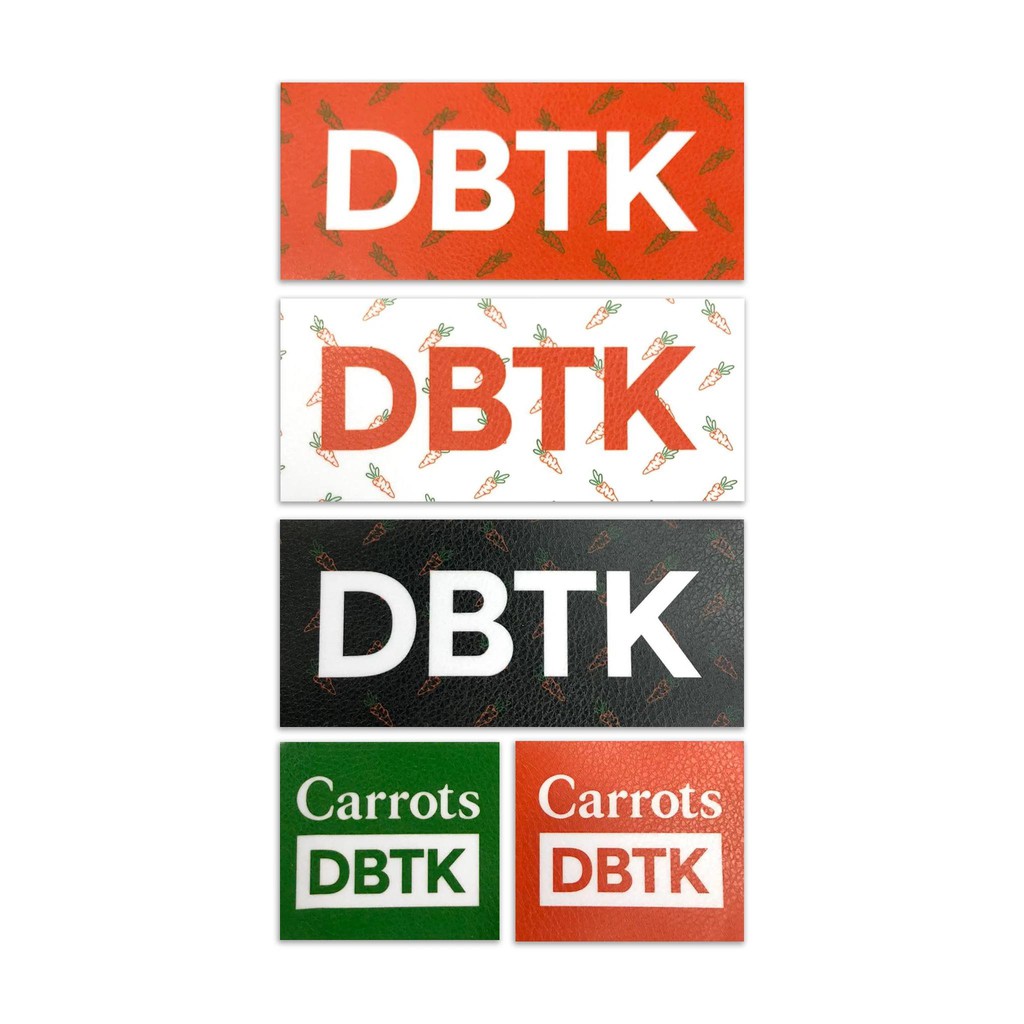 DBTK x Carrots Box Logo Sticker pack | Shopee Philippines