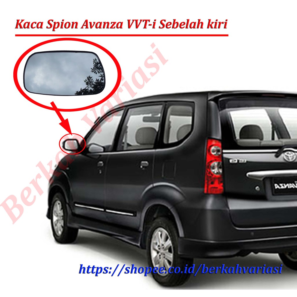 Toyota Avanza VVTi Rearview mirror (Left Side Unit) | Shopee Philippines