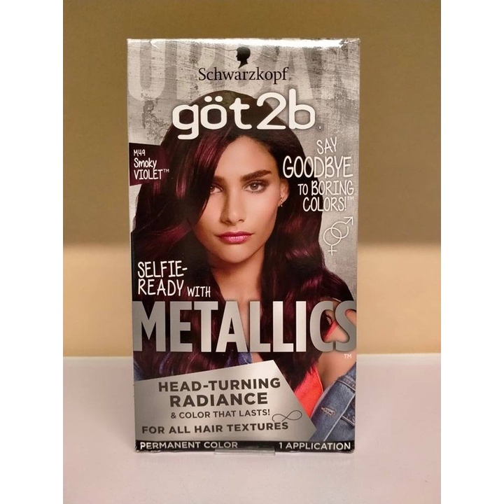 Got2b Metallic Permanent Hair Color, 1 Application | Shopee Philippines