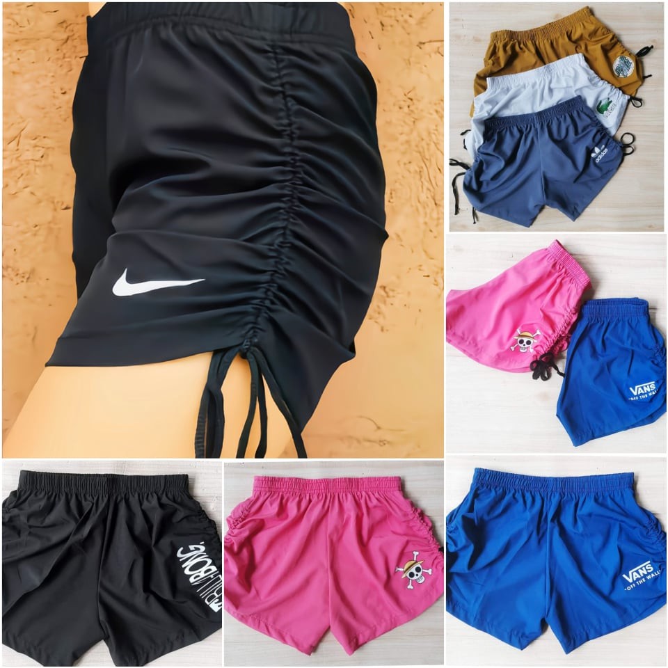 Lowest Price:Side String Shorts With Prints (for women) | Shopee ...