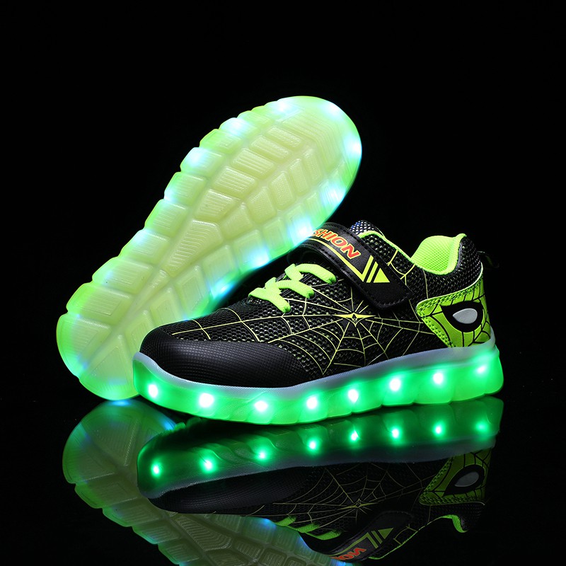 Ready Stock Size 27-43 Kids Led Light Shoes Children Roller Skates Boy ...