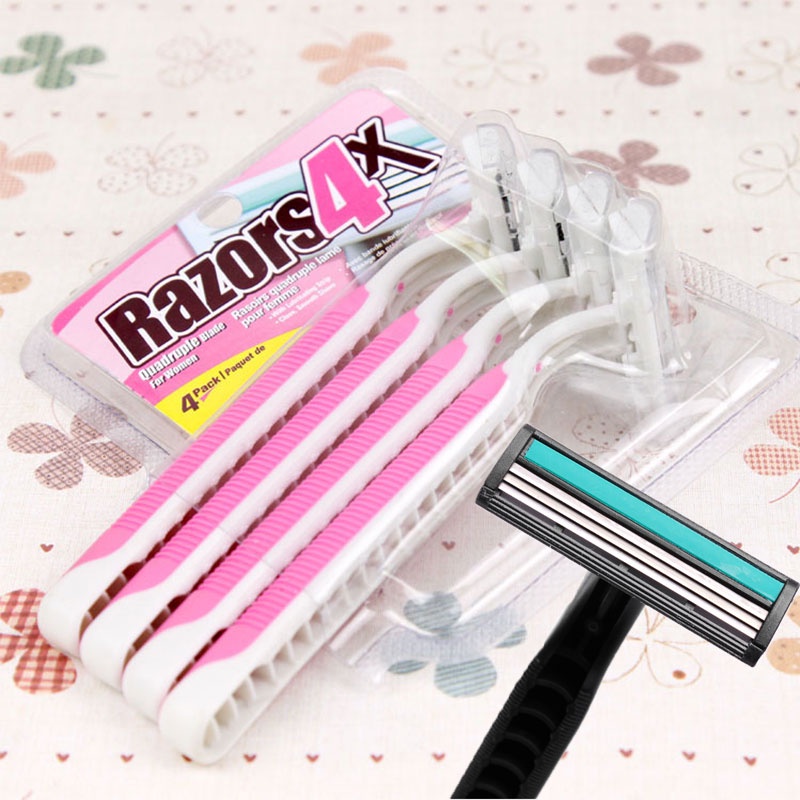 4 pcs Shaving knife Shaving legs and armpit hair Hair removal device ...