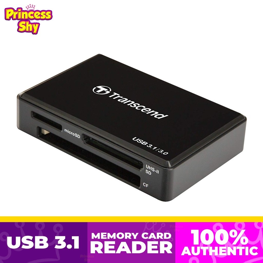 Transcend RDF9 TS-RDF9K2 All-in-1 Multi Card Reader USB 3.1 | Shopee ...