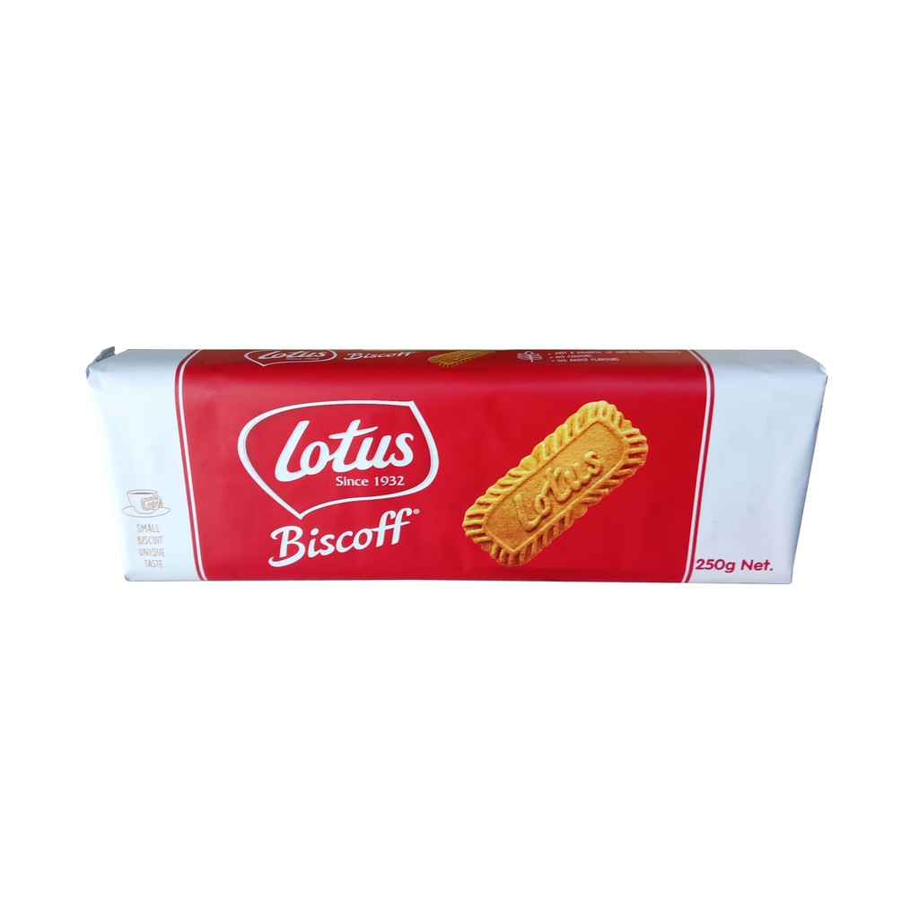 LOTUS BISCOFF BISCUIT CARAMEL 250 GR - HALAL LOTUS CARAMEL BISCUITS ...