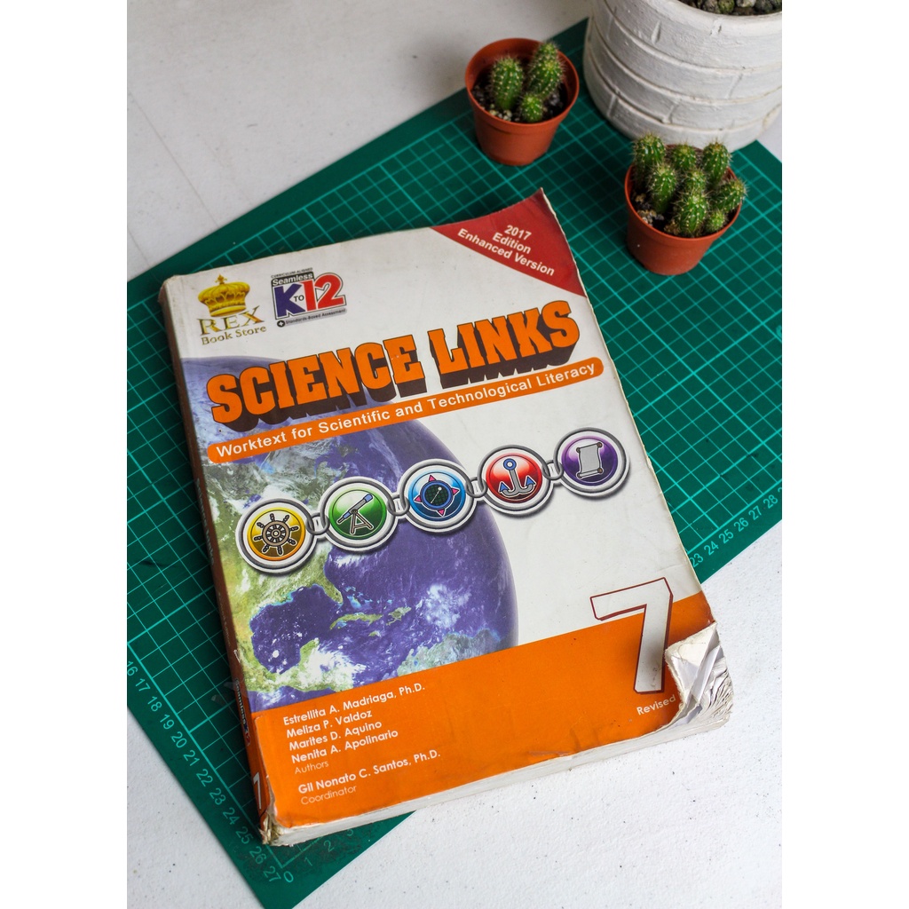 GRADE 7 SCIENCE LINKS REX PUBLISHING KTO12 TEXTBOOK | Shopee Philippines