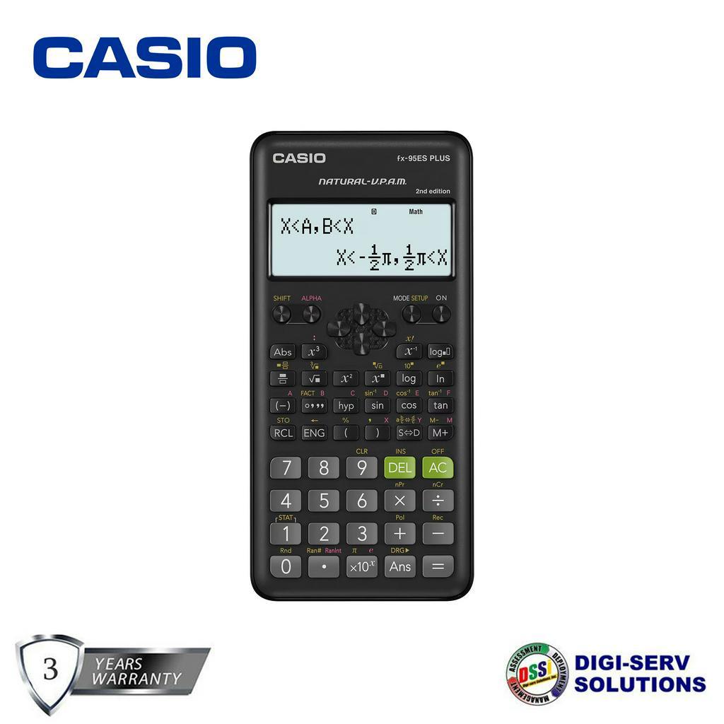 Casio FX-95ESPLUS Standard Scientific Calculator, 10 + 2 digits ...