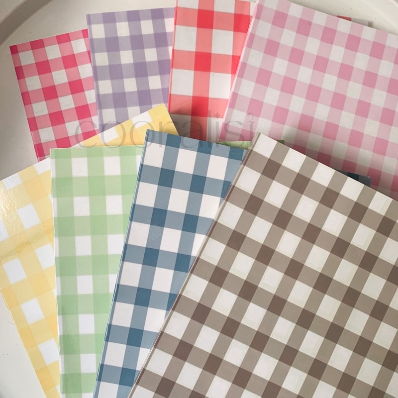 A5 grid aesthetic notebook + free stickers | Shopee Philippines
