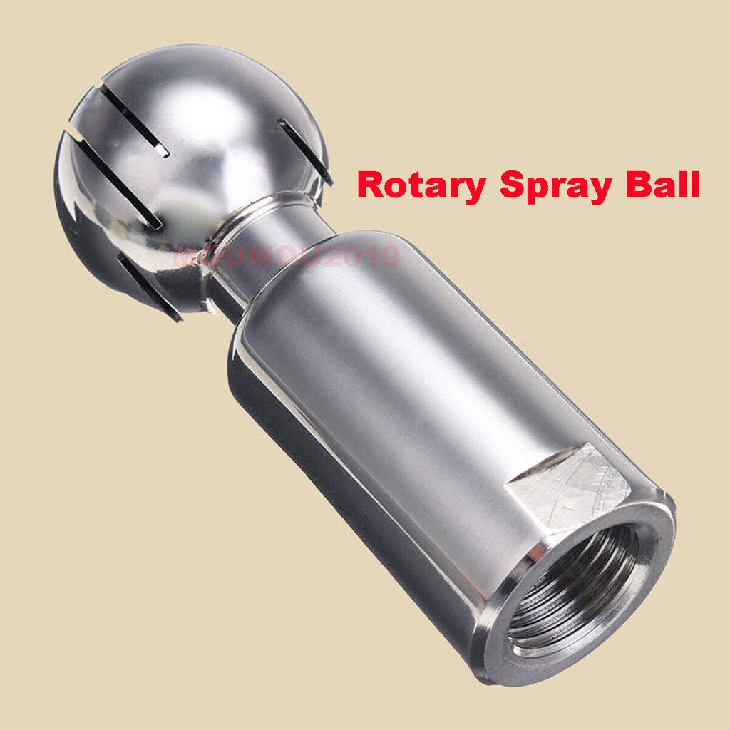 1/2"Internal Thread Rotary Cleaning Ball CIP Tank Clean Nozzle Rotary ...