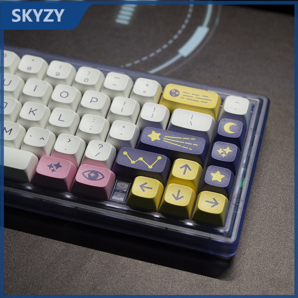132 Keys Astrology Keycap XDA Profile PBT Dye Sub Mechanical Keyboard ...