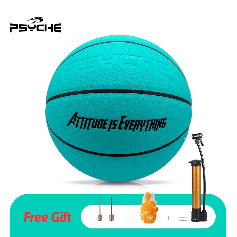 「Psyche」 Original Basketball Ball Size 7 PU Outdoor Indoor (with Free ...