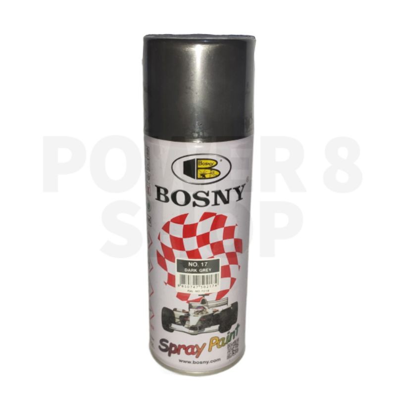 Bosny Acrylic Spray Paint No. 17 Dark Grey | Shopee Philippines