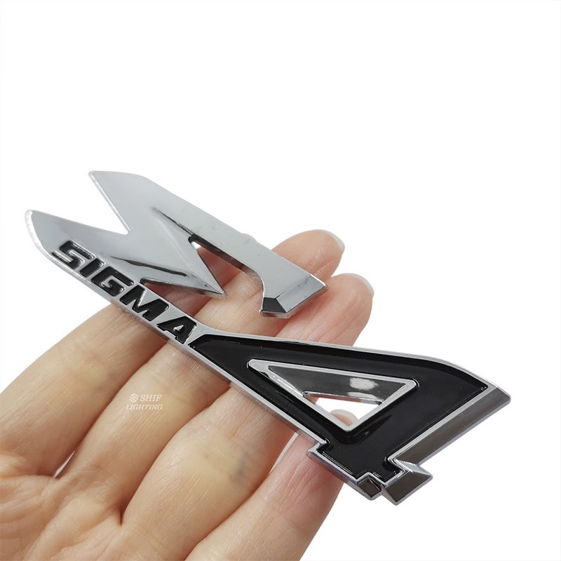 1 x ABS E SIGMA 4 Logo Car Auto Rear Emblem Badge Sticker Replacement ...