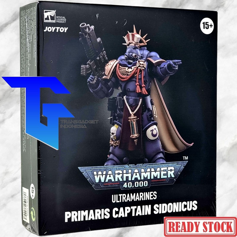 Joytoy 1/18 Warhammer 40K Ultramarines Primaris Captain Sidonicus ...