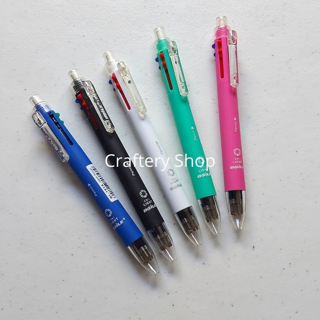 Retractable Pens 6-in-1 and 4-in-1 | Shopee Philippines